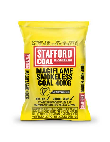 Staffords Magiflame Smokeless Coal 40 kg – Bolgers of Ballycogley ...